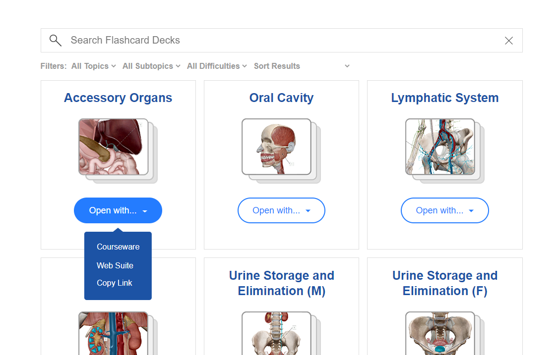 How to Use Visible Body's Flashcards in Atlas 2022＋ on Web and Mobile