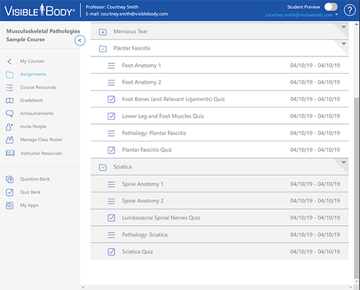 How to Integrate Anatomy and Pathology Content Using Courseware