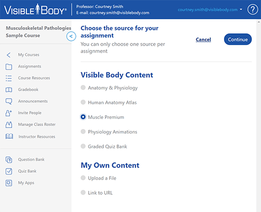 How to Integrate Anatomy and Pathology Content Using Courseware