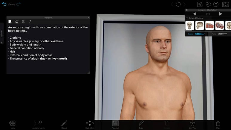 Forensic Science Lesson Plan Part II: Autopsies with Visible Body